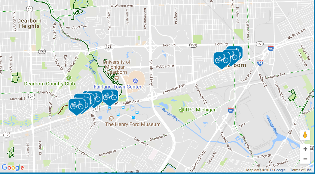 Dearborn Bike Share Program, Dearborn, Michigan, 2017 – SUMC Mobility ...